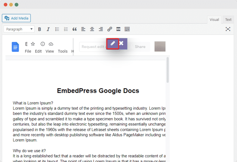 How to Embed Google Docs in WordPress