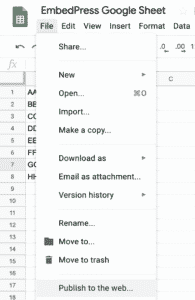 How to Embed Google Sheets in WordPress