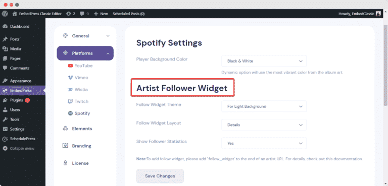 How to Embed Spotify Audios in WordPress
