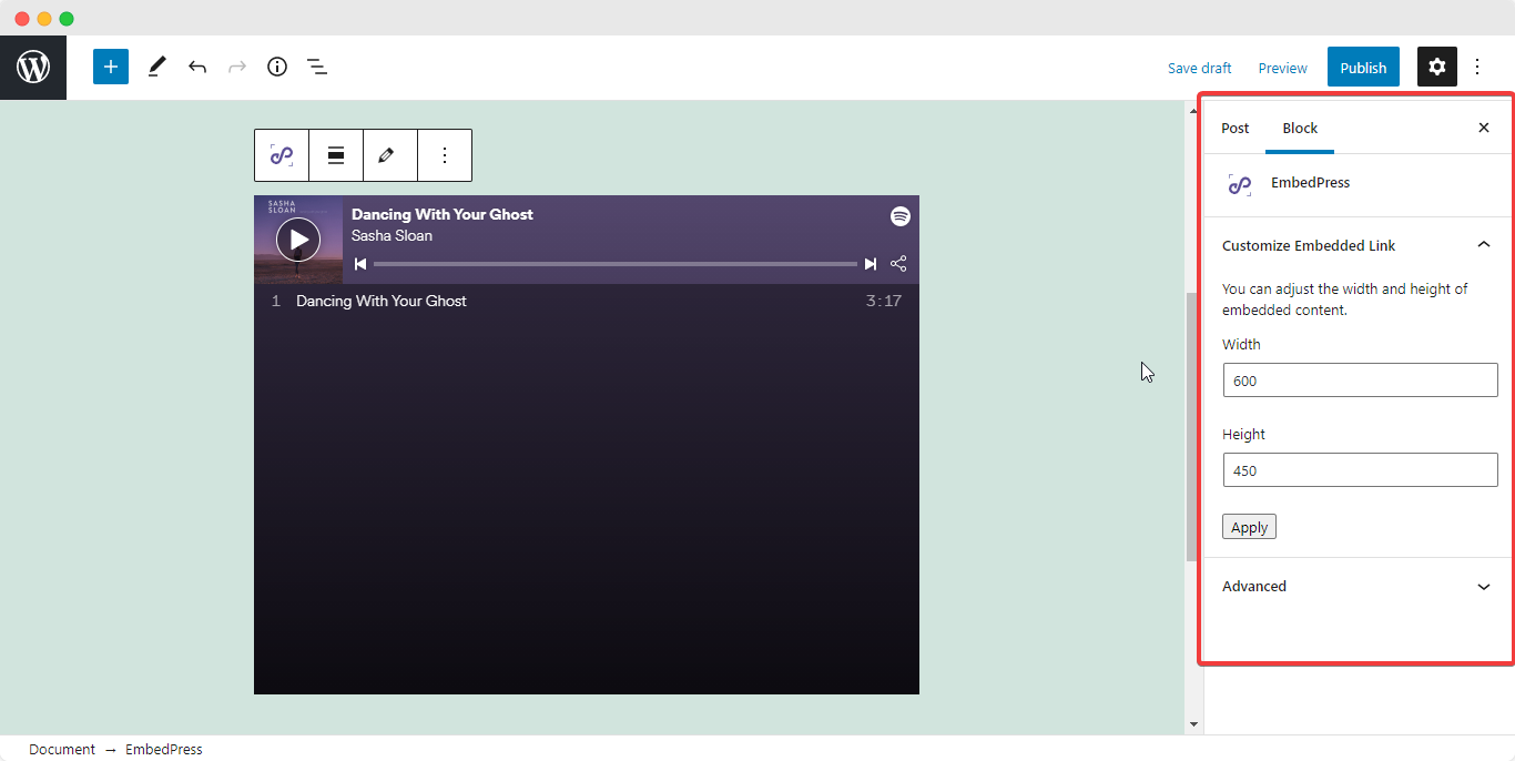 How to Embed Spotify Audios in WordPress