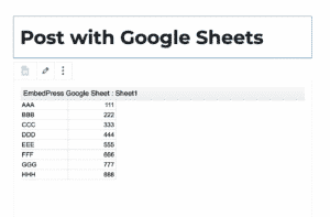 How to Embed Google Sheets in WordPress