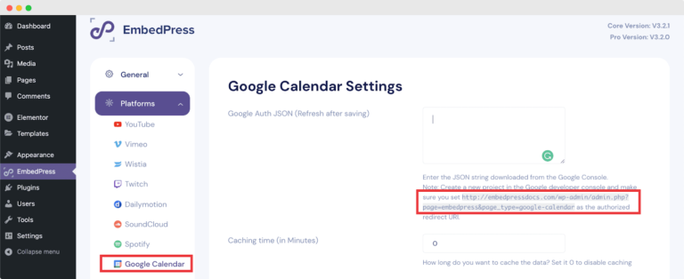 How To Embed Google Calendars In WordPress Using EmbedPress?