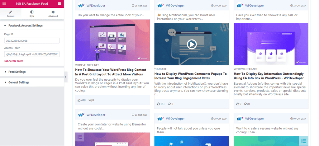 How To Create A Custom Facebook Feed In WordPress - EmbedPress