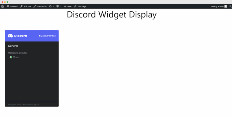 How to Embed Discord Widget Into WordPress In 5 Minutes