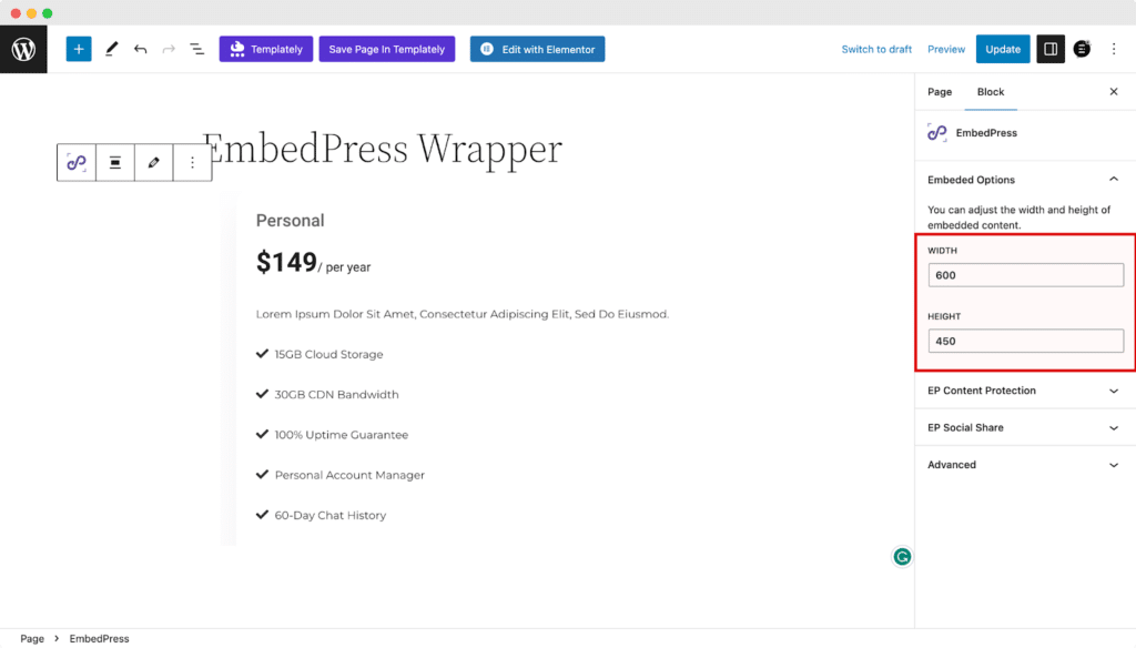 How To Use EmbedPress Wrapper To Embed Web Pages And Posts?