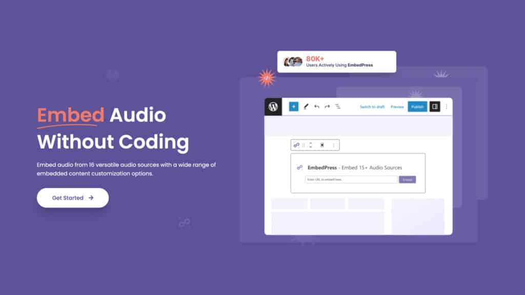 Embed Audio | EmbedPress Embedding Features Embed Audio | EmbedPress Embedding Features