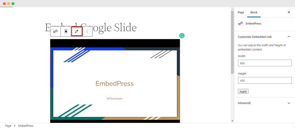How to Embed Google Slides In WordPress (With Gutenberg/Elementor) - EmbedPress