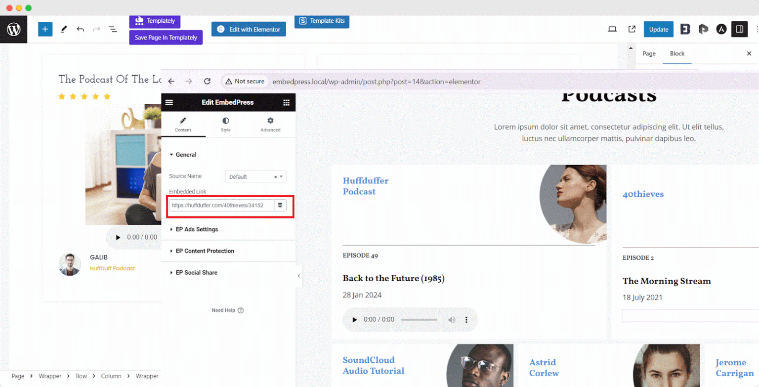 How to Embed Huffduffer Podcasts in WordPress: An Easy Guide - EmbedPress