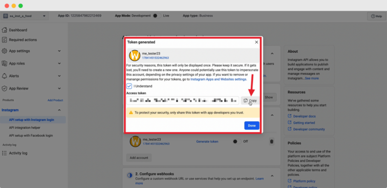 How To Generate Instagram Access Token? EmbedPress