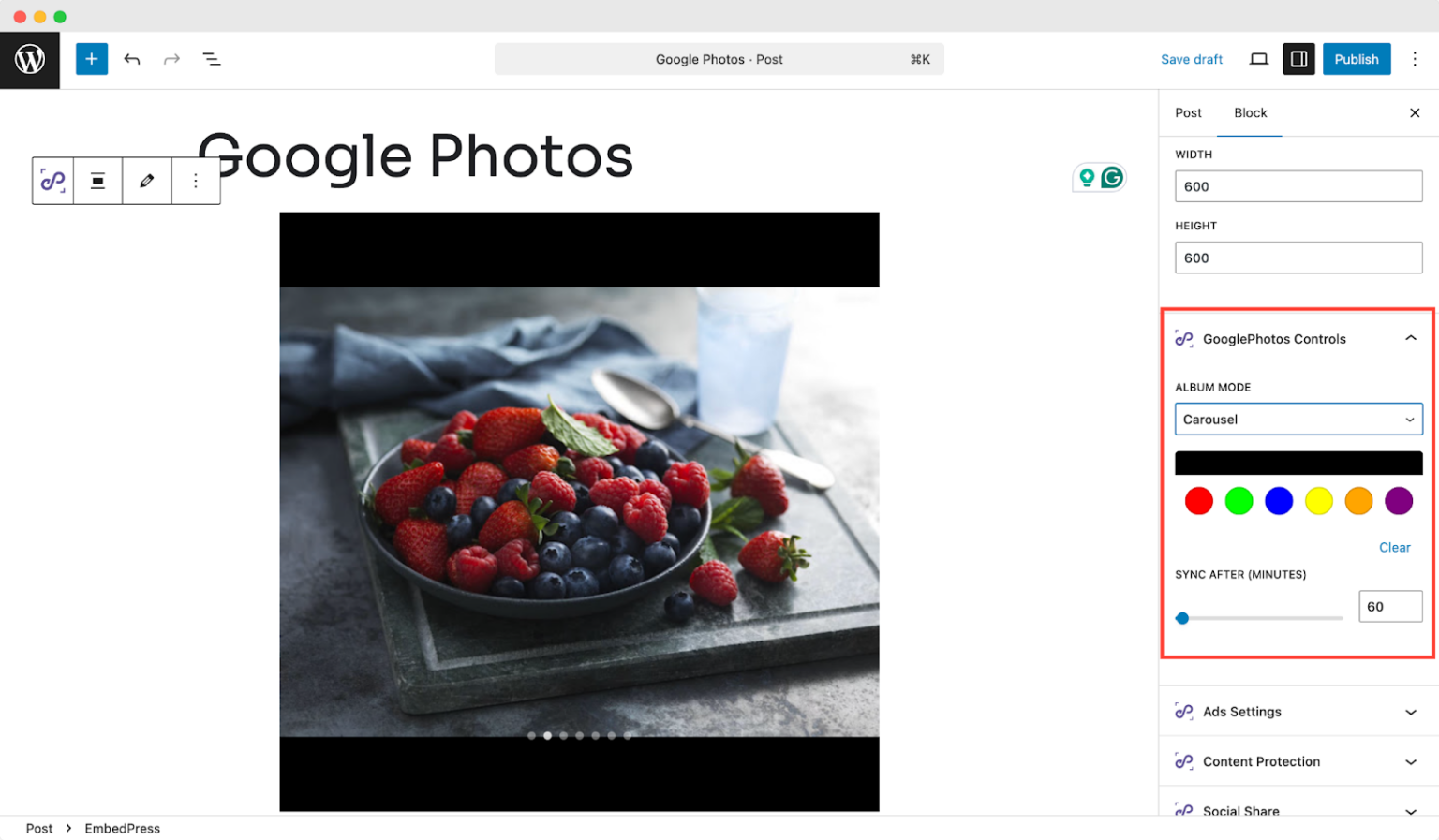 How To Embed Google Photos In WordPress? - EmbedPress